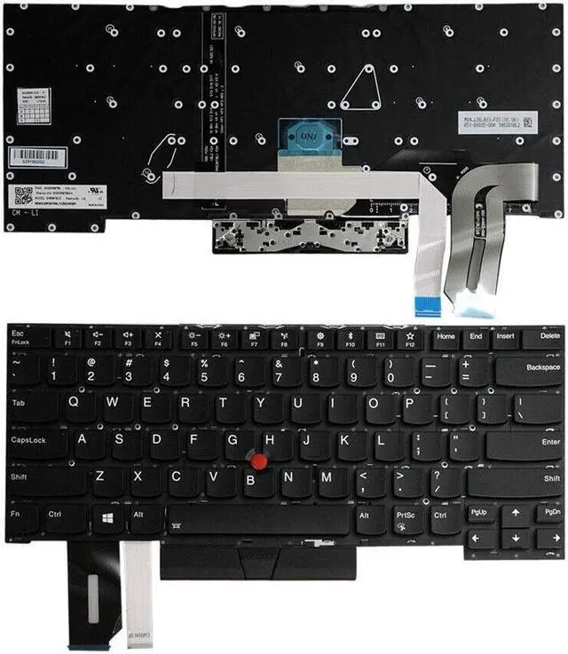 US Keyboard With Backlit for Lenovo ThinkPad T490S T495S SN20R58769 ...