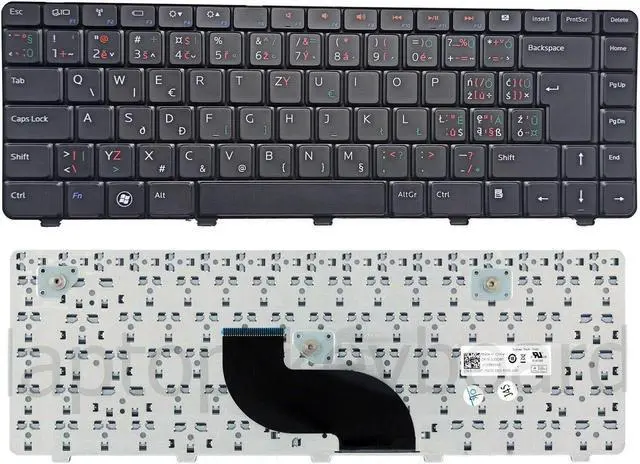 EUROPEAN US keyboard DELL INSPIRON 13R N3010 14R N4010 15R N5020 /DE95 ...