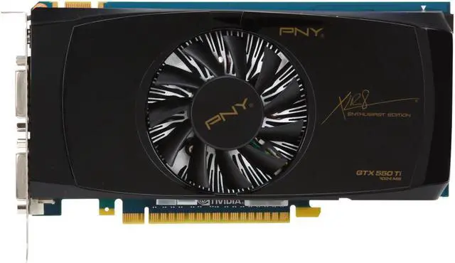 Refurbished: PNY GeForce GTX 550 Ti (Fermi) Graphics Card VCGGTX550TXPB ...