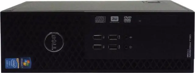 Refurbished: Dell Precision T1700 Small Form Factor Workstation Desktop PC, Intel Core i7-4770 3 ...