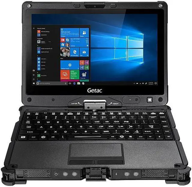 Refurbished: GETAC V110 G1 1366x768 HD Touchscreen 2 in 1 Laptop/Tablet ...