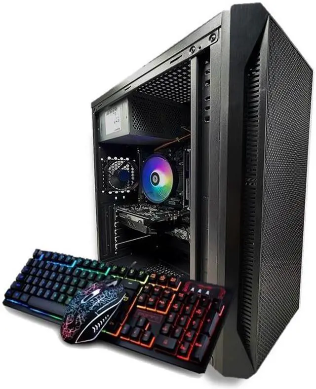 Odyssey Essentials 2025 Mid Tower Custom Gaming PC, Intel Core i5-4570 ...