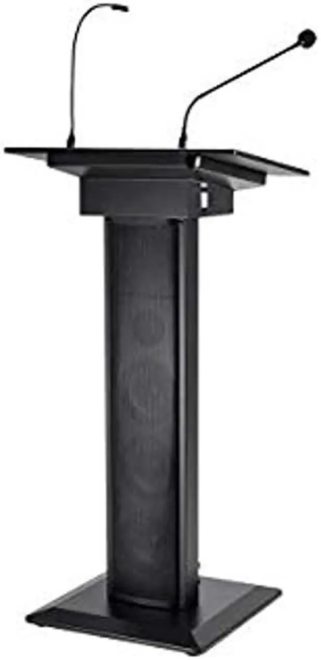 Monoprice Commercial Audio 60W Powered Podium Lectern with Built-in ...