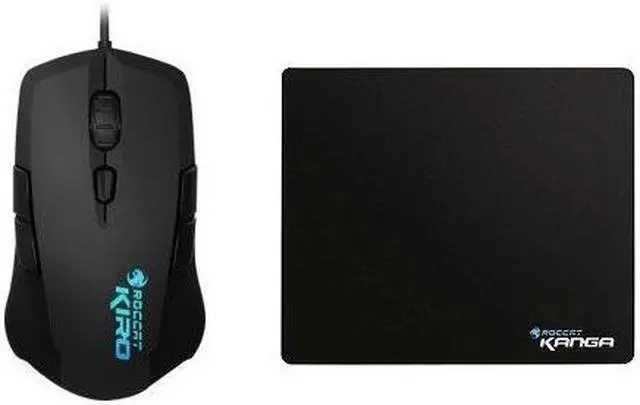 Roccat KIRO MOUSE bundle with ROCCAT KANGA CHOICE CLOTH GAMING MOUSEPAD Newegg