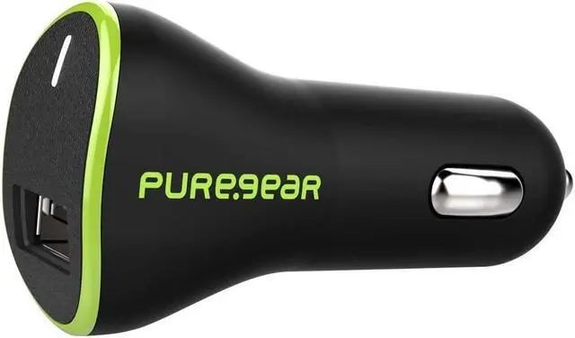 PureGear 60712PG Black Extreme USB Car Charger - 12W - Newegg.com