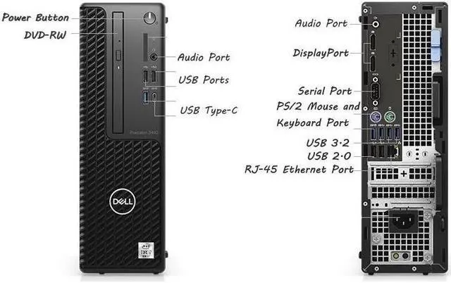 Used - Very Good: Dell Precision 3440 Small Form Factor,10th Generation ...