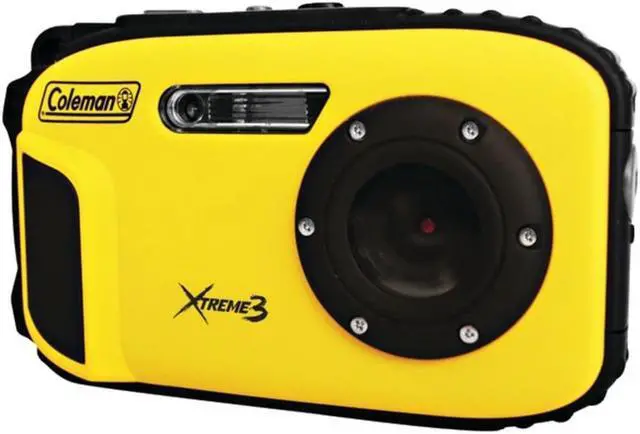 Coleman C9WP-Y 20.0-Megapixel Xtreme3 HD Video Waterproof Digital ...