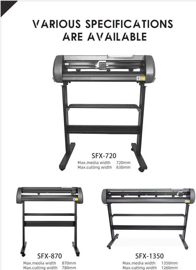 SFX CUTTING PLOTTER MACHINE SFX-720 High quality USB High efficiency ...