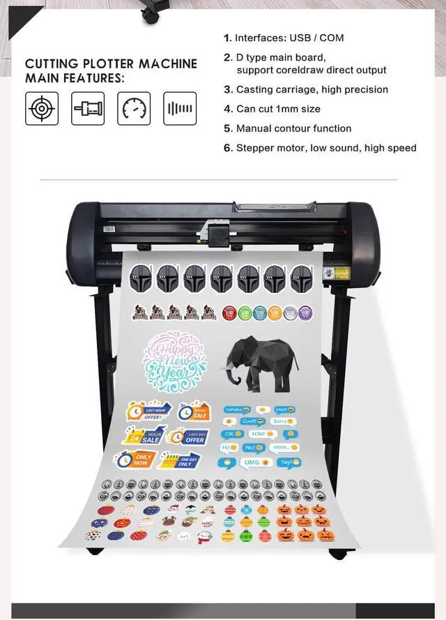 SFX CUTTING PLOTTER MACHINE SFX-720 High quality USB High efficiency ...