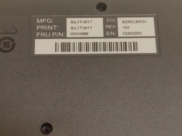 Lenovo 00XH688 Preferred Pro II USB Wired Black Desktop Keyboard ...