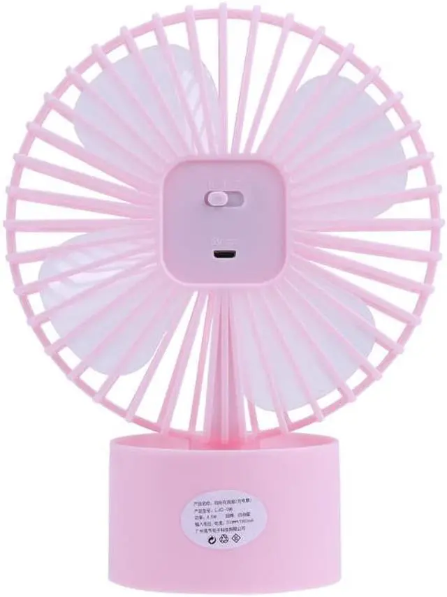 New Portable Rechargeable Mini USB Desktop Fan Computer Vehicle ...
