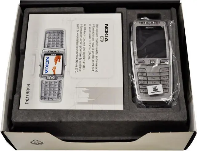 Nokia E70-1 64MB (No CDMA, GSM only) Factory Unlocked 3G Smartphone ...