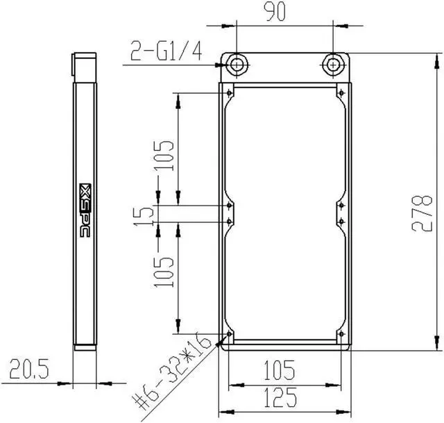 XSPC TX240 Ultra Thin Radiator, 120mm x 2, Dual Fan, Black - Newegg.com