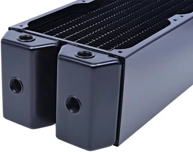 Alphacool NexXxos Monsta Radiator 360, 120mm x 3, Triple Fan, Black ...