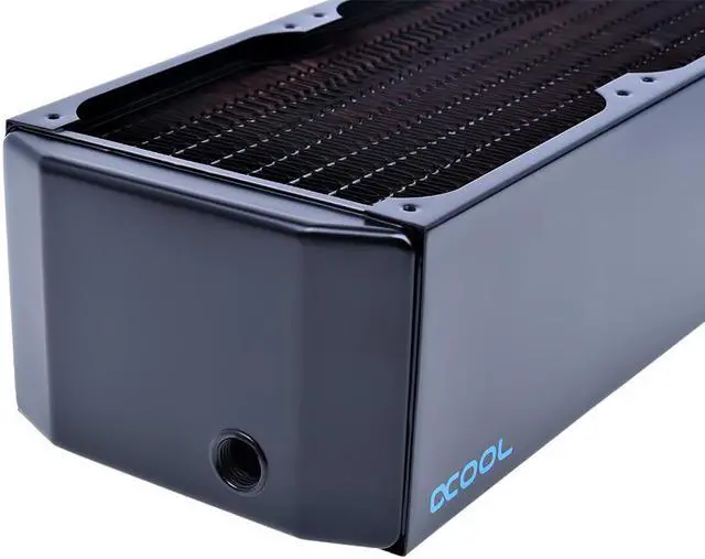 Alphacool NexXxos Monsta Radiator 360, 120mm x 3, Triple Fan, Black ...