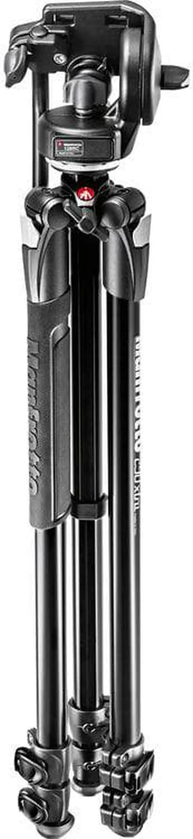 Manfrotto 290 Xtra 3-Section Aluminum Tripod with 128RC Micro Fluid ...