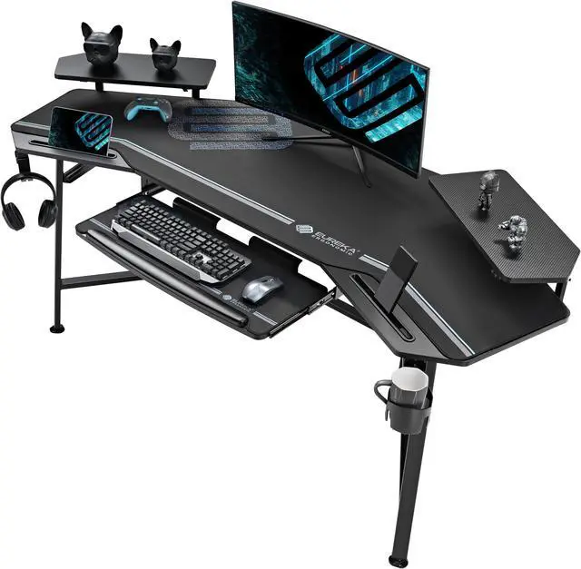 Covered computer desk store
