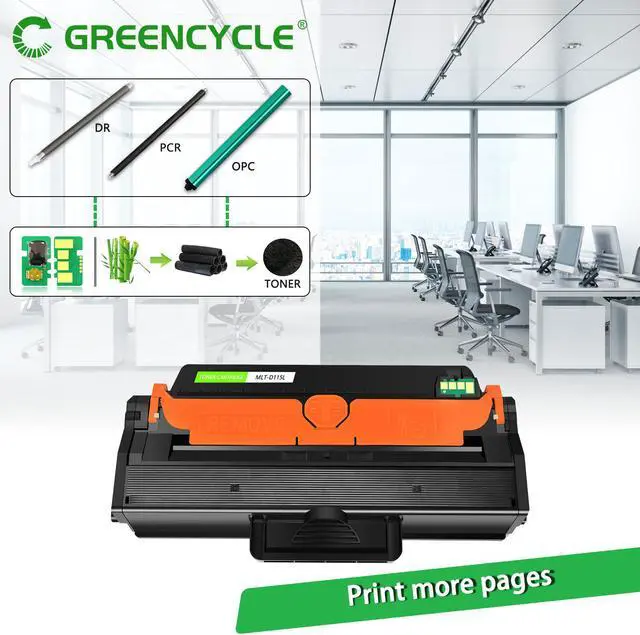 GREENCYCLE 6 Pack Compatible with Samsung 115 115L MLT-D115L Black Toner Cartridge for Samsung ...