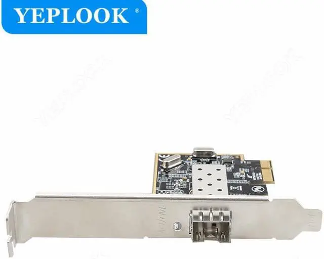 PCIe x1 SFP Port Fiber Lan Card 10/100Mbps Dual Chipset RT8106E ...