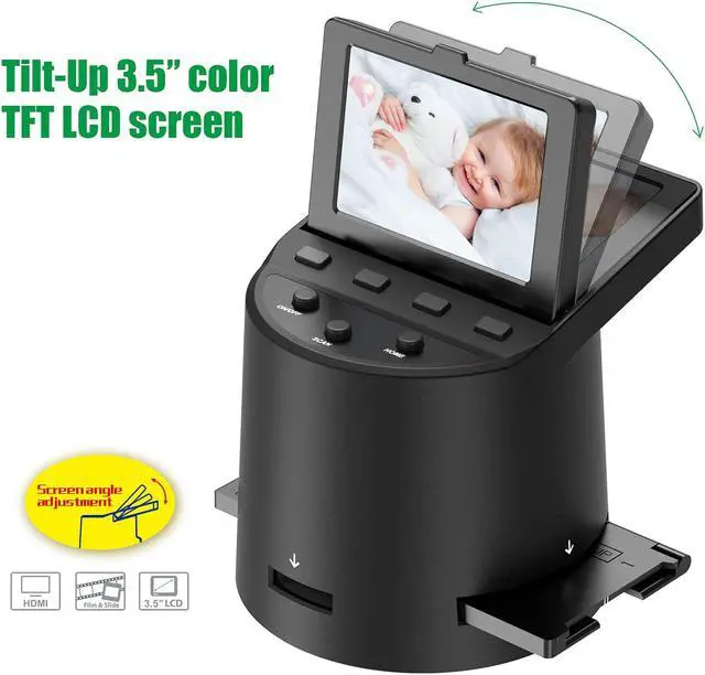 DIGITNOW Wireless Digital Film Scanner with 22MP, Converts 35mm, 126 ...