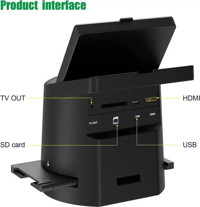 DIGITNOW Wireless Digital Film Scanner with 22MP, Converts 35mm, 126 ...