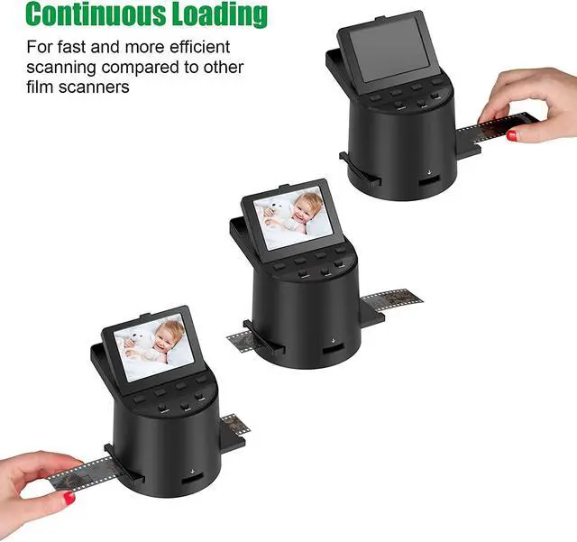 DIGITNOW Wireless Digital Film Scanner with 22MP, Converts 35mm, 126 ...