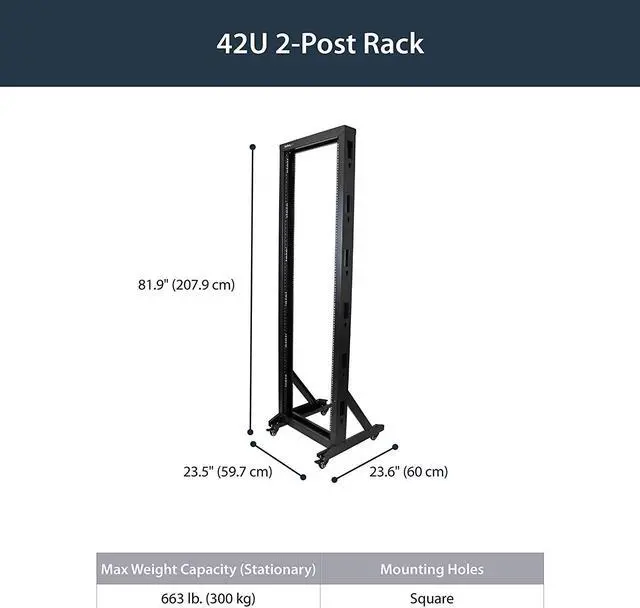 Post Rack Dimensions