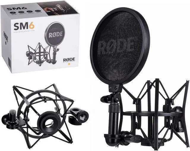 Rode SM6 Microphone Shockmount and Removable Pop Filter - Newegg.com