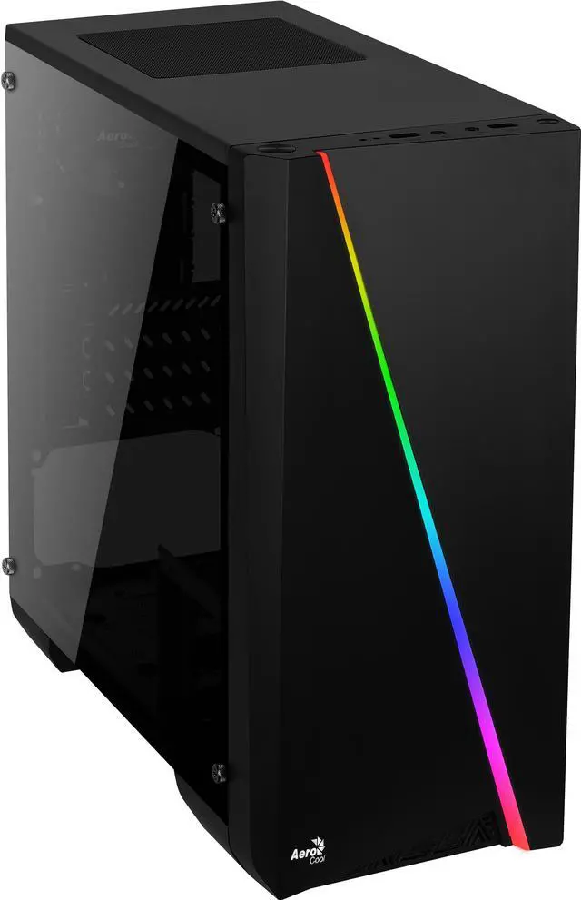 AeroCool Cylon Mini RGB MicroATX case with Full Acrylic Side Window ...