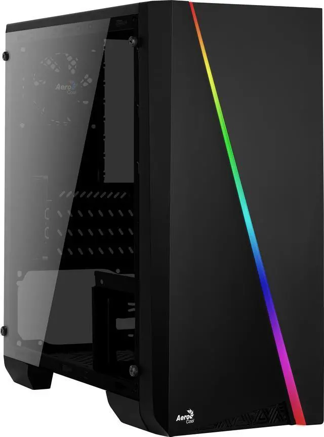 AeroCool Cylon Mini RGB MicroATX case with Full Acrylic Side Window ...