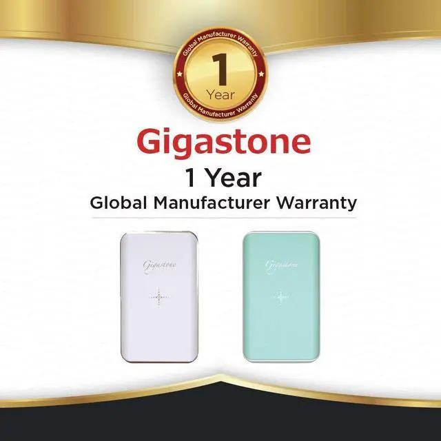 [2-Pack] Gigastone Power Bank 5000mAh USB+Wireless Output Portable ...