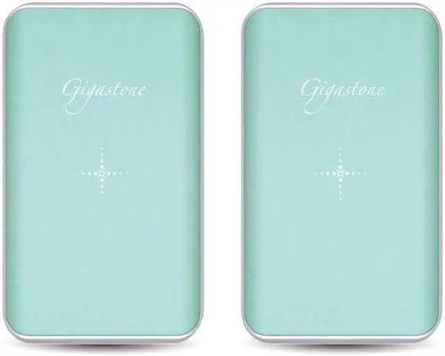 [2-Pack] Gigastone Power Bank 5000mAh USB+Wireless Output Portable ...