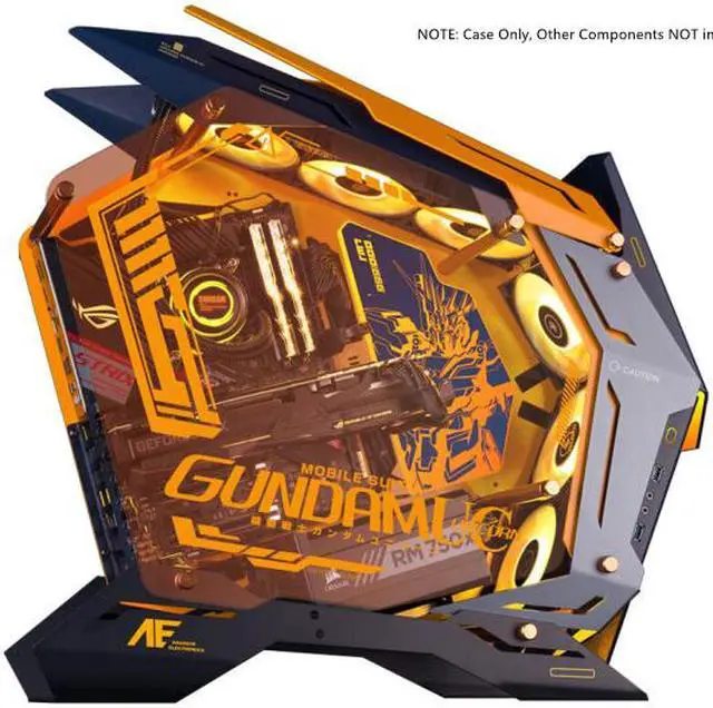 H.E. MechWarrior MOD-3 Gaming Computer Case Support XL-ATX Motherboard ...