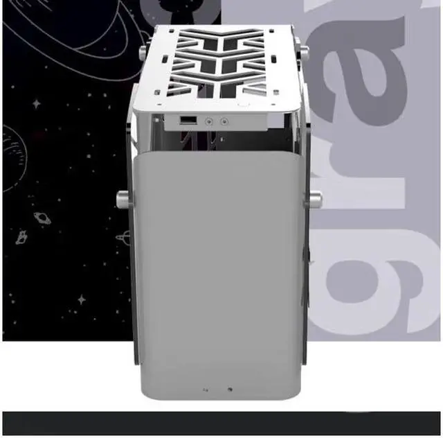 H.E. ZC-LingLong Mini ITX Plus Opening Tempered Class Computer Case ...