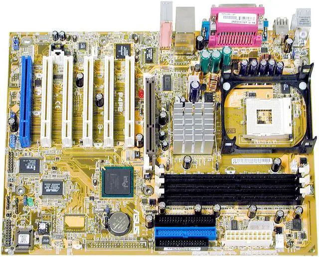 Refurbished: ASUS P4PE Socket 478 Intel 845PE ATX Intel Motherboard ...