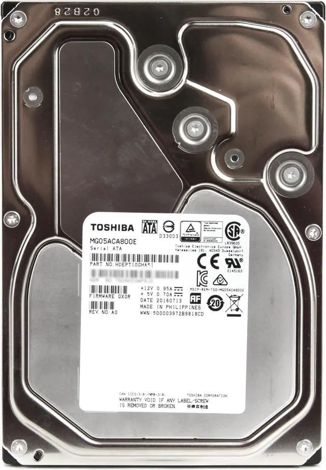 Toshiba MG05ACA800x 8 TB 3.5" Internal Hard Drive - Newegg.com