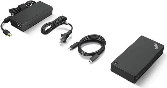Refurbished: Lenovo ThinkPad Universal USB-C Smart Dock Station - Black ...