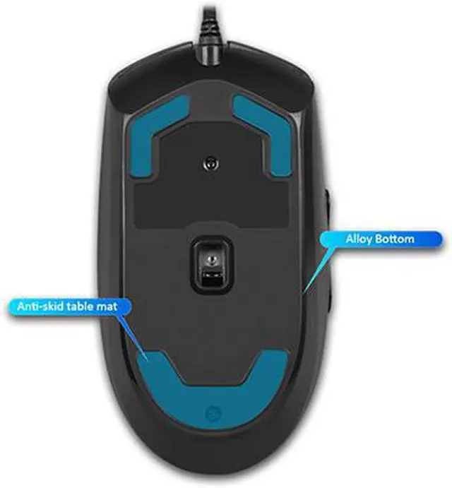 Delux M630 Wired Gaming RGB Mouse 5000 DPI 6600 FPS 6 programmable ...