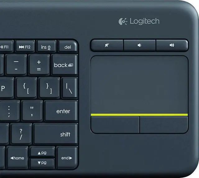 Logitech - K400 Plus TKL Wireless Membrane Keyboard for PC/TV/Laptop ...