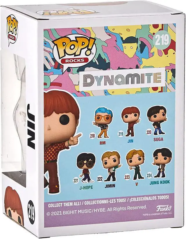 Funko POP Rocks: BTS - Dynamite- Jin, Multicolor, Standard - Newegg.com