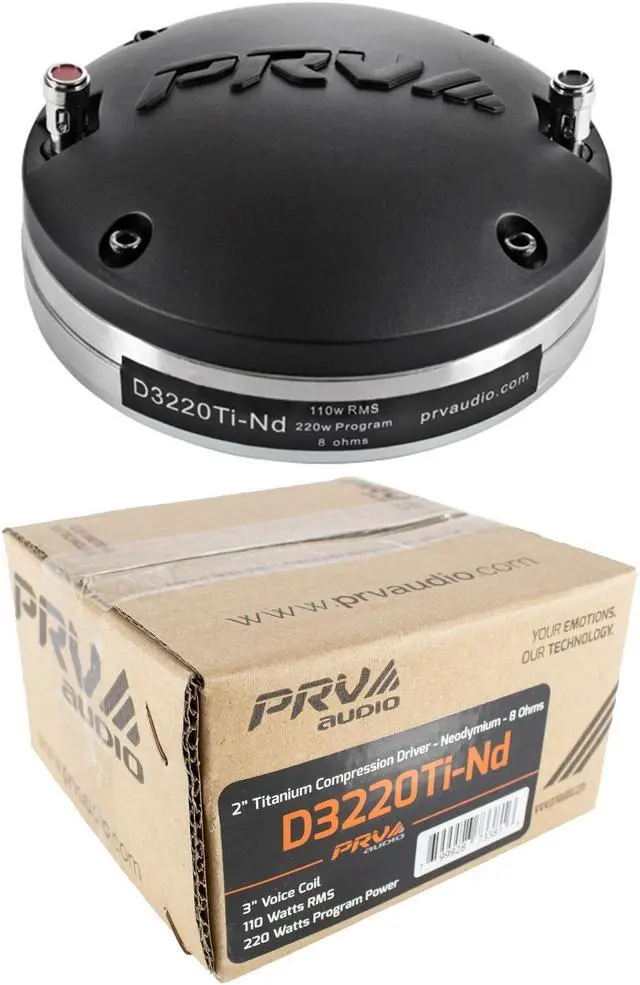PRV Audio Pro Compression Driver 2 Exit Titanium Diaphragm, 49% OFF
