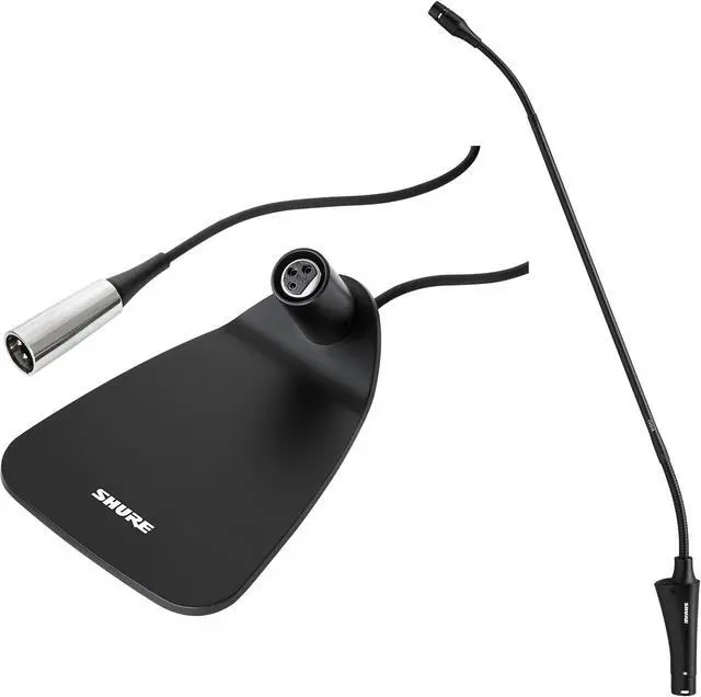 Open Box: Shure Centraverse CVG18-B/C 18" Gooseneck mic, Inline Pre-Amp ...