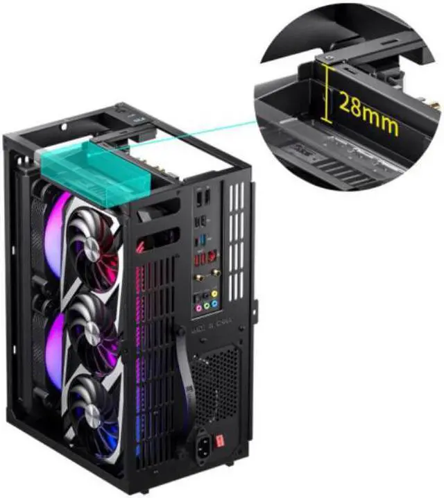 JONSBO VR3 ITX case 240/280 water-cooled upright MINI computer desktop ...
