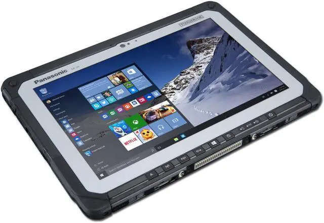 Panasonic Toughbook CF-20 MK2, CF-20G0205VM, 10.1" Multi-Touch + Digitizer, Intel Core i5-7Y57 1 ...
