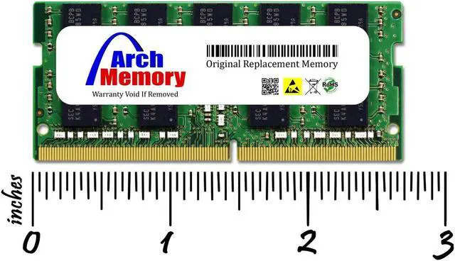 Arch Memory AM-D4ECSO-2666-16G 16GB 260-Pin DDR4 2666 MHz 2R ECC So ...