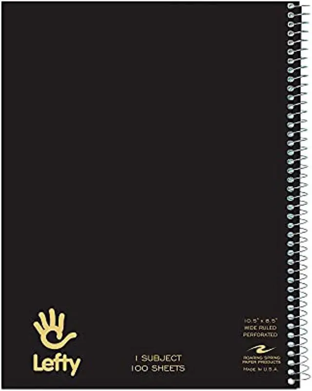 Left Handed Wide Ruled Notebooks