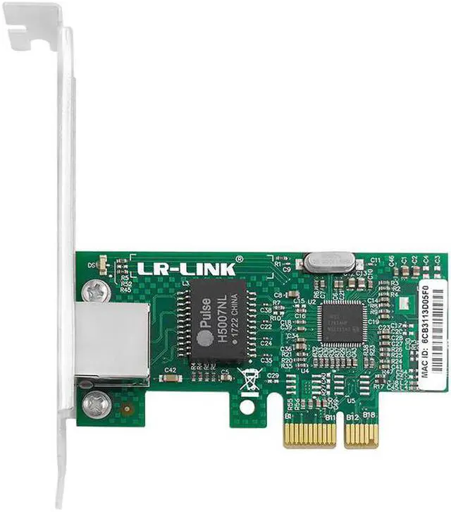 LR-LINK 9202CT PCI-Express x1 10/100/1000Mbps Network Card (Intel I211 ...