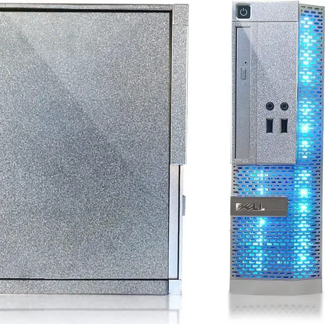 Refurbished: Dell PC Treasure Box RGB Desktop Computer Intel Quad Core ...