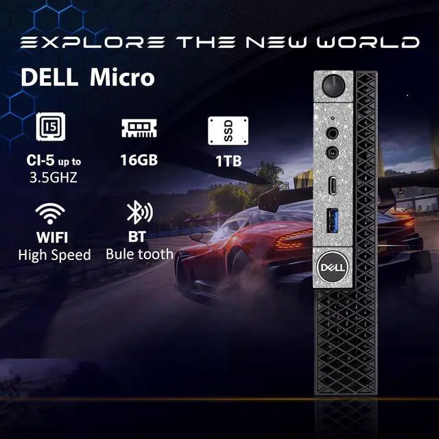 Refurbished: Dell Treasure Box Silver Micro Desktop, Intel Core I5 ...