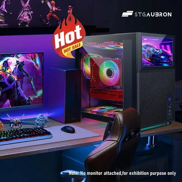 STGAubron Gaming Desktop PC,Intel Core i7-11700KF up to 5.0G,32G DDR4 ...